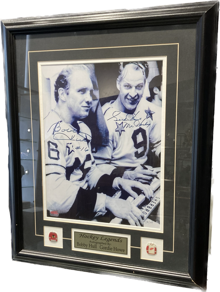 Signed Bobby Hull and Gordie Howe Photo - Autograph Authentic ...